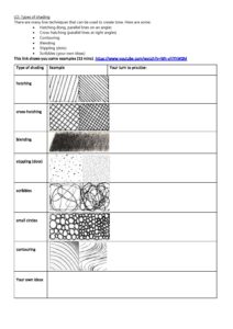 types of shading - St James' Primary School, Wetherby